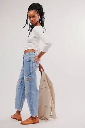 DRIFTWOOD Barbara Embroidered Jeans