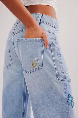 DRIFTWOOD Barbara Embroidered Jeans