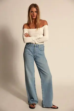 Women's Retro Wide Leg Jeans