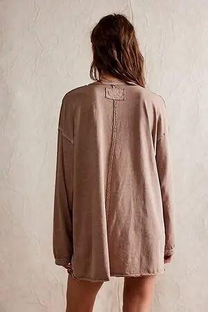 Free People We The Free Ellen Long-sleeve Tee
