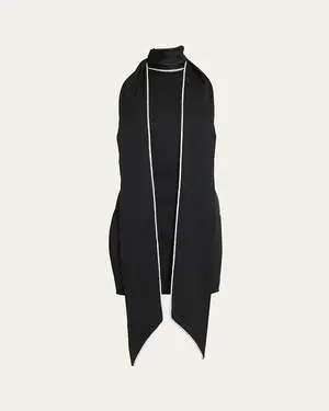 Alex Perry Alex Perry Crystal Trimmed Mini Dress - Black