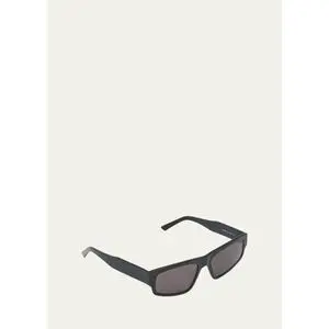 Balenciaga Bb0305s Rectangle Sunglasses