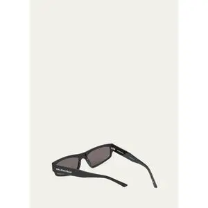 Balenciaga Bb0305s Rectangle Sunglasses