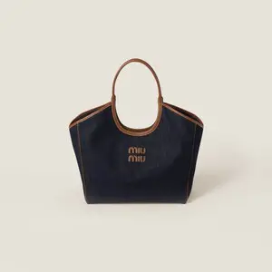 Miu Miu Ivy Denim Tote Bag