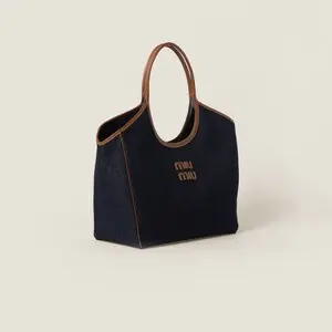 Miu Miu Ivy Denim Tote Bag