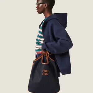 Miu Miu Denim Tote Bag