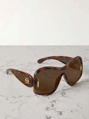 Loewe Anagram Oversized D-frame Sunglasses - Tortoiseshell