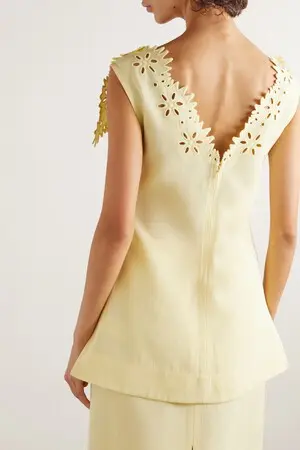 Bottega Veneta Layered Broderie Anglaise Top