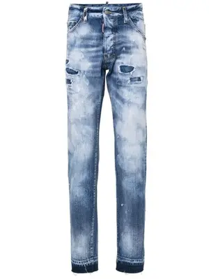 Dsquared2 Light Everglades Patch-detail Jeans