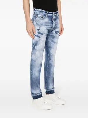 Dsquared2 Light Everglades Patch-detail Jeans
