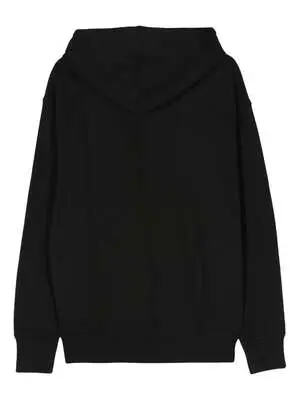BOSS Cotton-terry Hoodie With Logo Print - Black