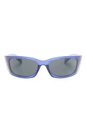 Prada Rectangle-frame Sunglasses - Blue