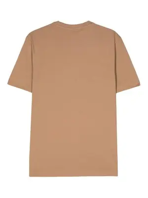 BOSS Logo-print Cotton T-shirt - Neutrals