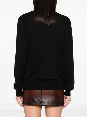 Sportmax Cut-out Wool Jumper