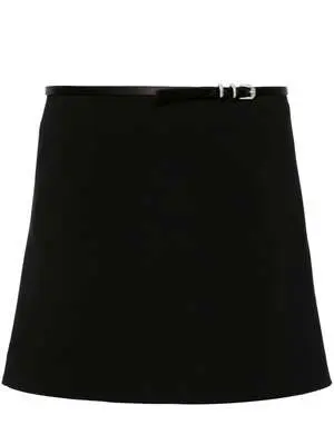 Givenchy Belted Mini Wrap Skirt