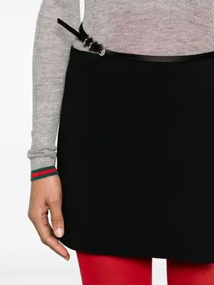 Givenchy Belted Mini Wrap Skirt
