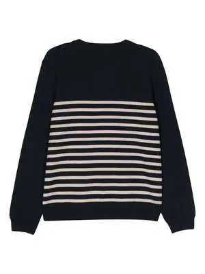 A.p.c. Matthew Striped Sweater - Blue