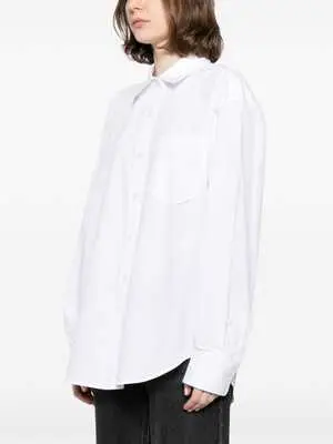 Alexander Wang Boyfriend Shirt In Cotton - White
