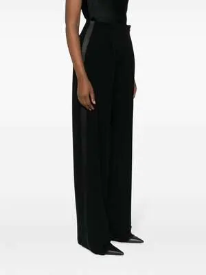 Max Mara Satin-finish Wide-leg Trousers