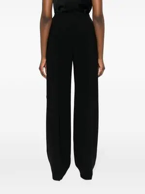 Max Mara Satin-finish Wide-leg Trousers