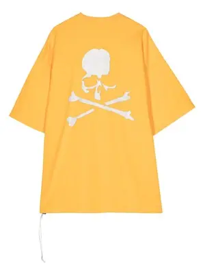 MASTERMIND WORLD Logo-print Cotton T-shirt - Yellow