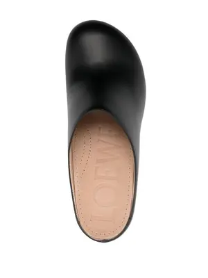 Loewe Terra 90mm Leather Mules
