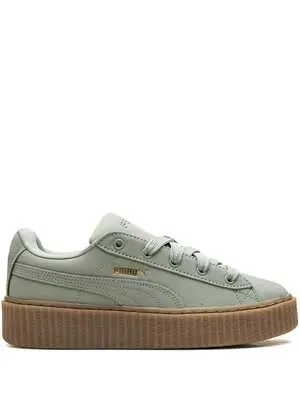 PUMA X Fenty Creeper Phatty Nubuck Sneakers - Green