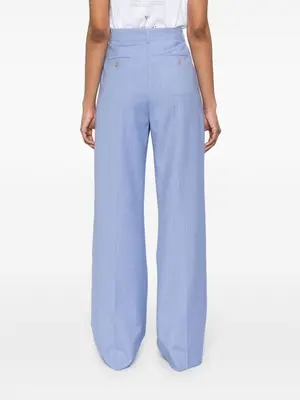 Max Mara Mélange Virgin-wool-blend Trousers