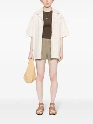 Max Mara Acceso Knit Shorts - Green