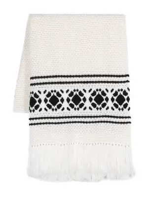 Max Mara Peplo Fringed Scarf