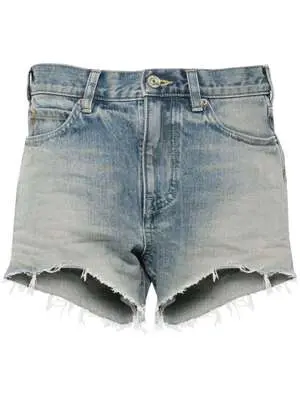 Balenciaga Distressed Shorts For Women