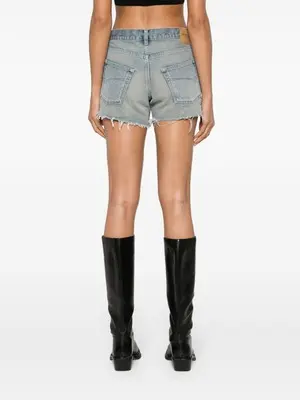 Balenciaga Mid-rise Mini Denim Shorts