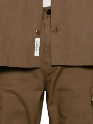Carhartt Work In Progress Logo-patch Cargo Shorts - Brown