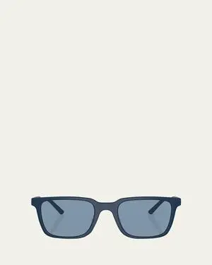 OLIVER PEOPLES X ROGER FEDERER Oliver Peoples X Federer Mr. Federer Rectangle Sunglasses - Matte Blue