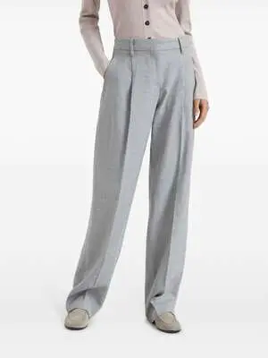 Brunello Cucinelli Pleated Wide-leg Trousers