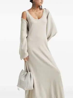 Brunello Cucinelli Duo Leather Bucket Bag