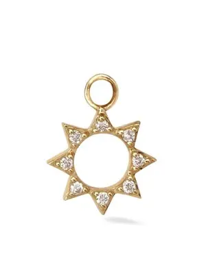 LARK & BERRY 9kt Yellow Diamond Charm - Gold