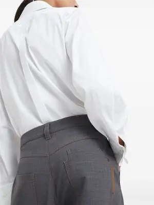 Brunello Cucinelli Mélange-effect Trousers