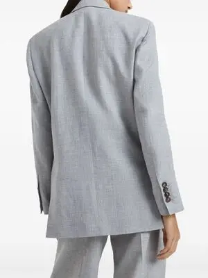 Brunello Cucinelli Single-breasted Wool Blazer