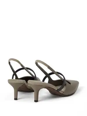 Brunello Cucinelli Monili-strap Slingback Pumps