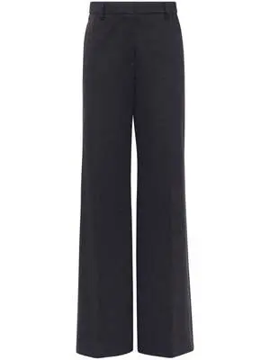 Brunello Cucinelli Wide-leg Trousers - Black