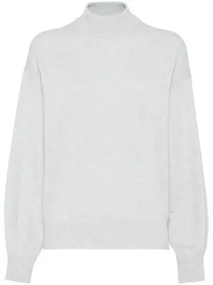 Brunello Cucinelli Embellished Turtleneck Jumper