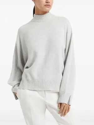Brunello Cucinelli Embellished Turtleneck Jumper