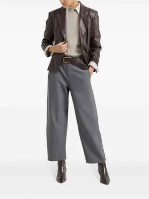 Brunello Cucinelli Monili-embellished Shirt - Neutrals