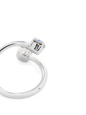 JUSTINE CLENQUET Juno Crystal-embellished Mid Ring