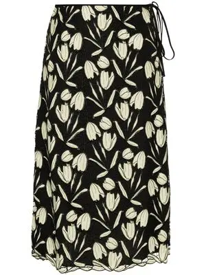 Paul Smith Guipure-lace Midi Skirt