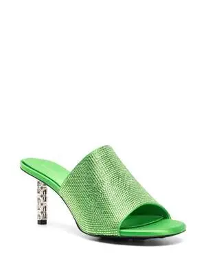 Givenchy G Cube Heeled Sandals - Green
