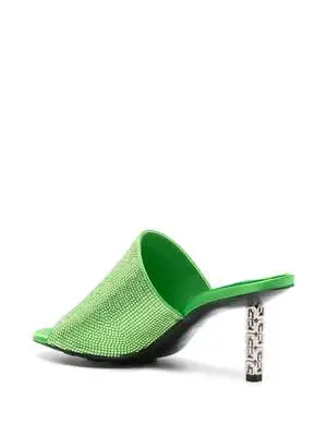 Givenchy G Cube Heeled Sandals - Green