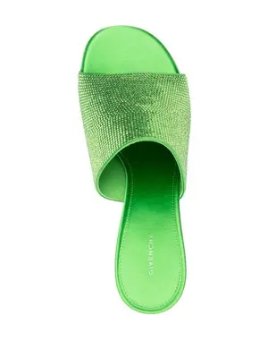 Givenchy G Cube Heeled Sandals - Green
