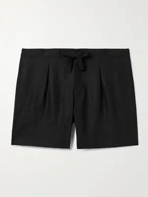STOFFA Linen-twill Shorts